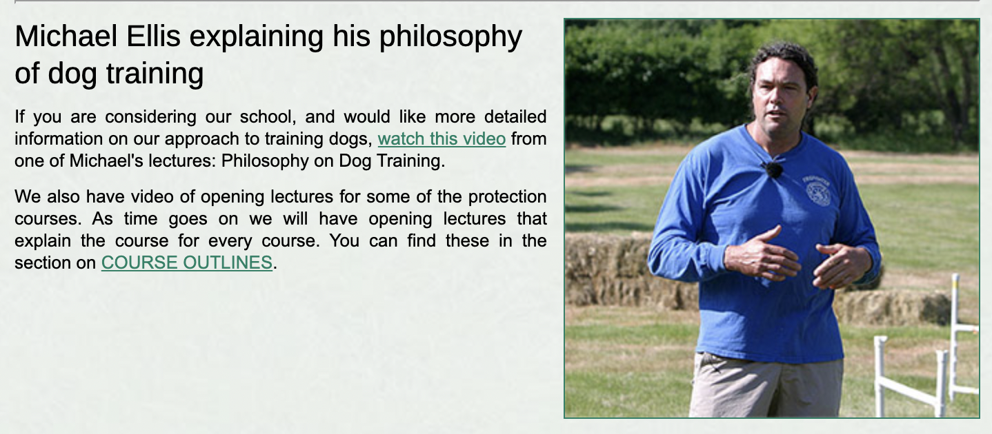 Michael Ellis: Dog training workshop with CARDA – CARDA